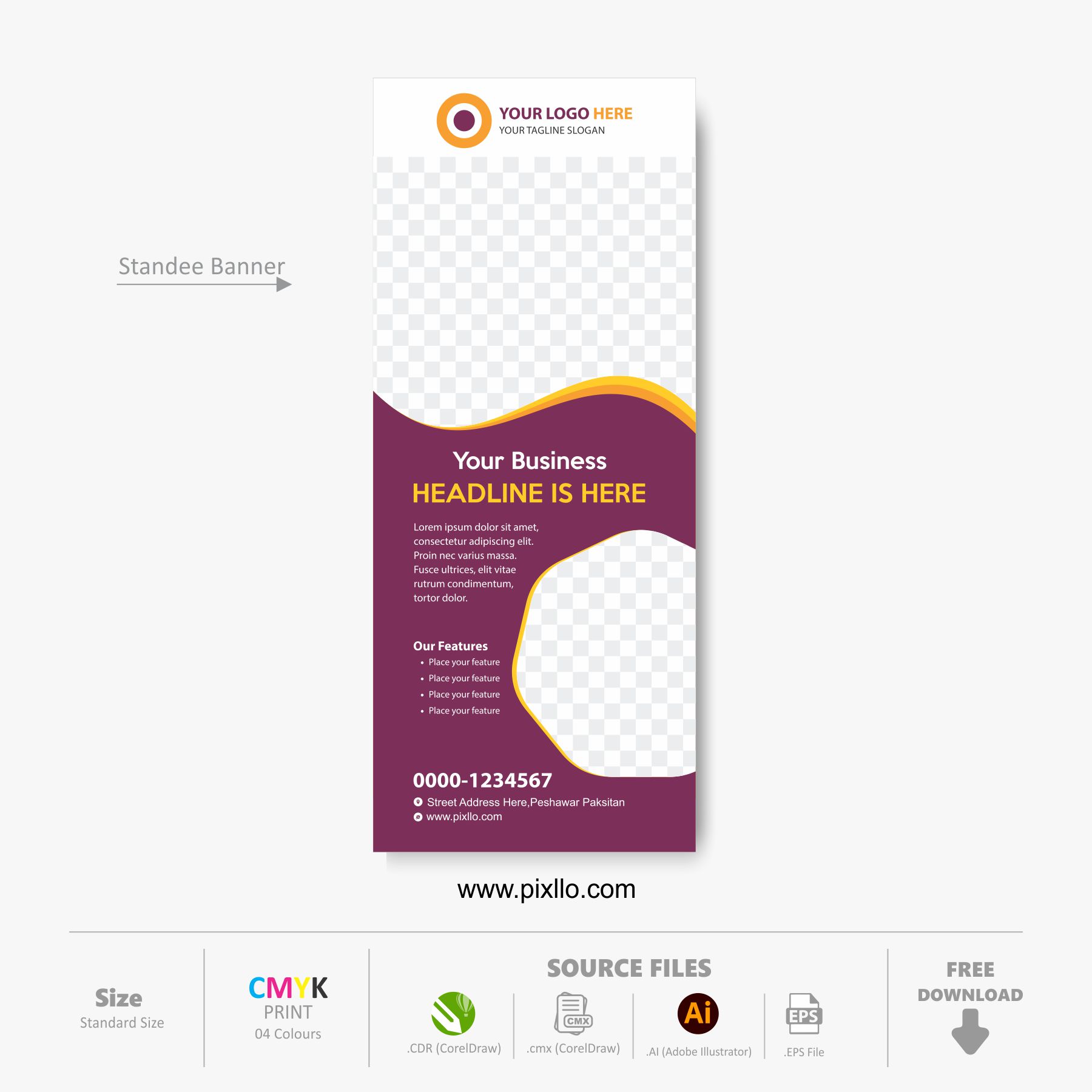 Multipurpose Standee Design Free Download CorelDraw File
