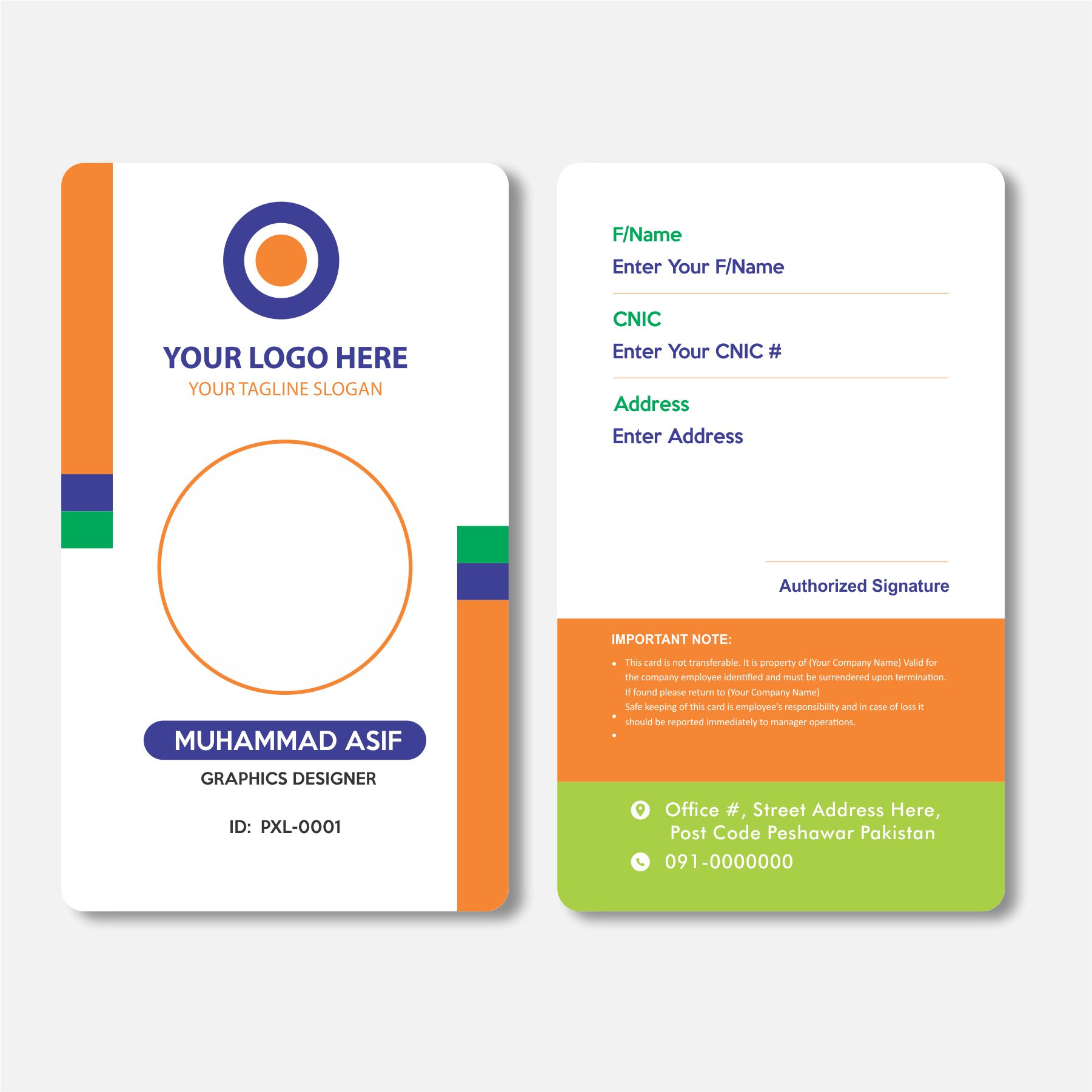 Employee's ID Card - Pixllo