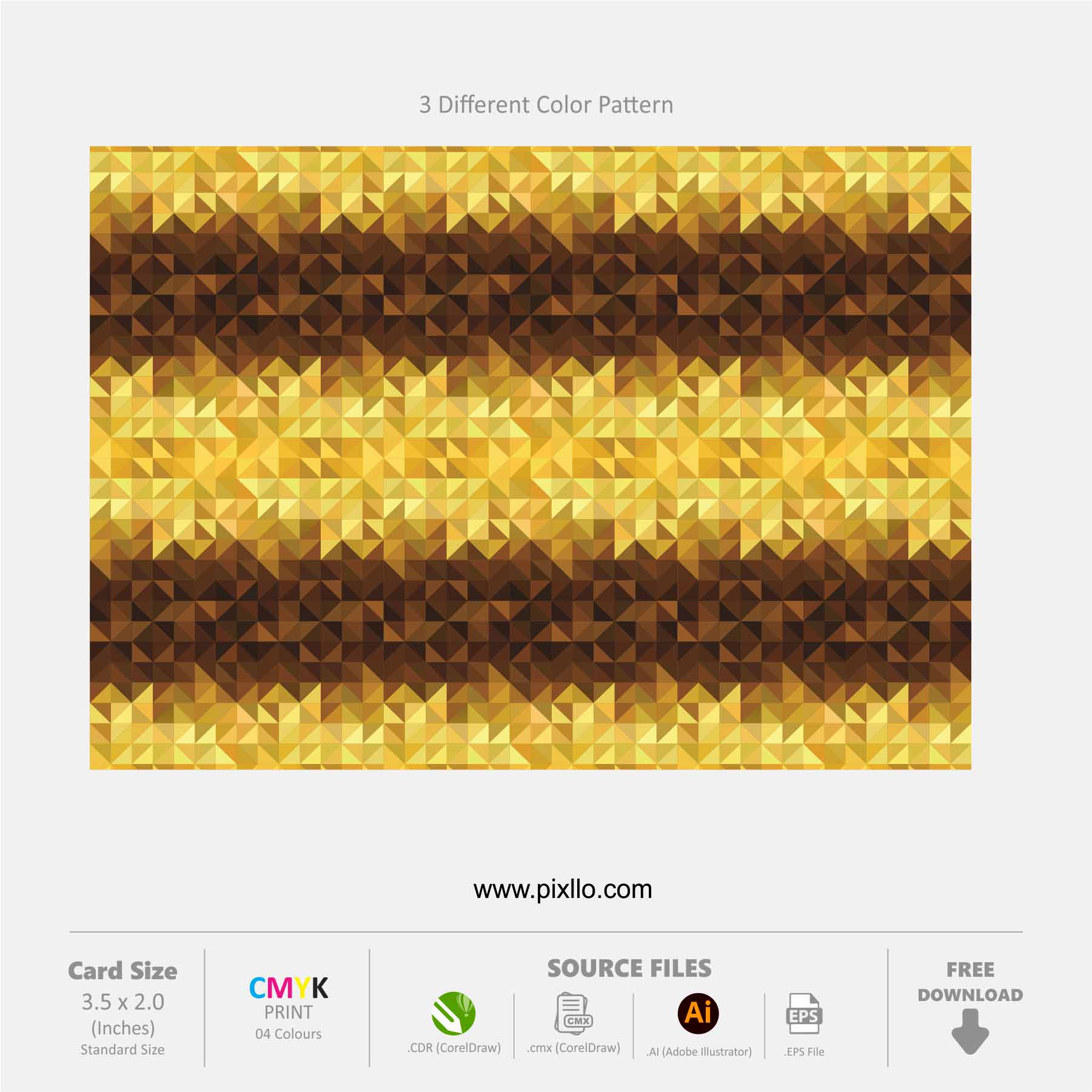Golden Polygon Pattern Free Download .cdr /.ai / .eps / .cmx Files